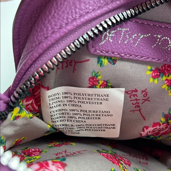 Betsey Johnson | Bags | Betsey Johnson Icee Frose Purple Blue Crossbody ...